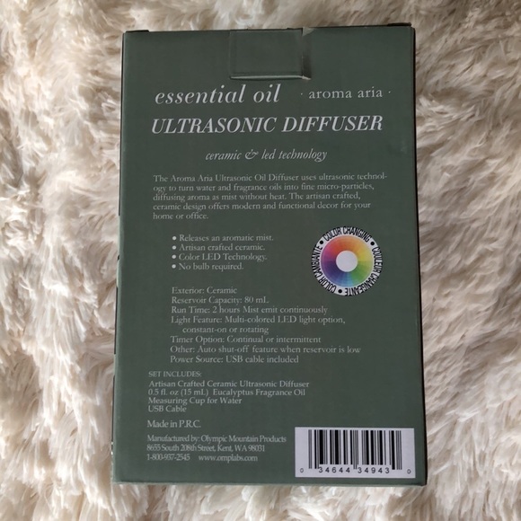 aroma aria | Accessories | Aroma Aria Ultrasonic Diffuser | Poshmark